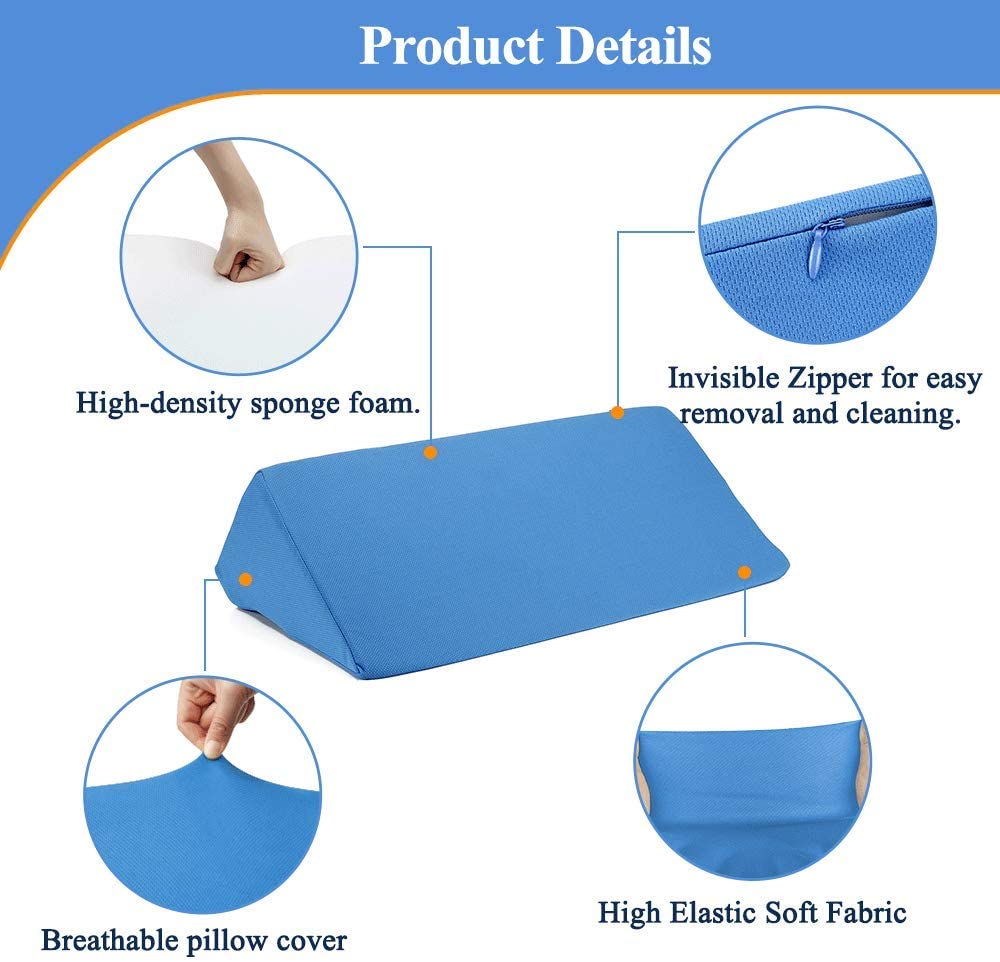 Wedge Pillow Body Position Wedges Back Positioning Elevation Pillow Ca ...