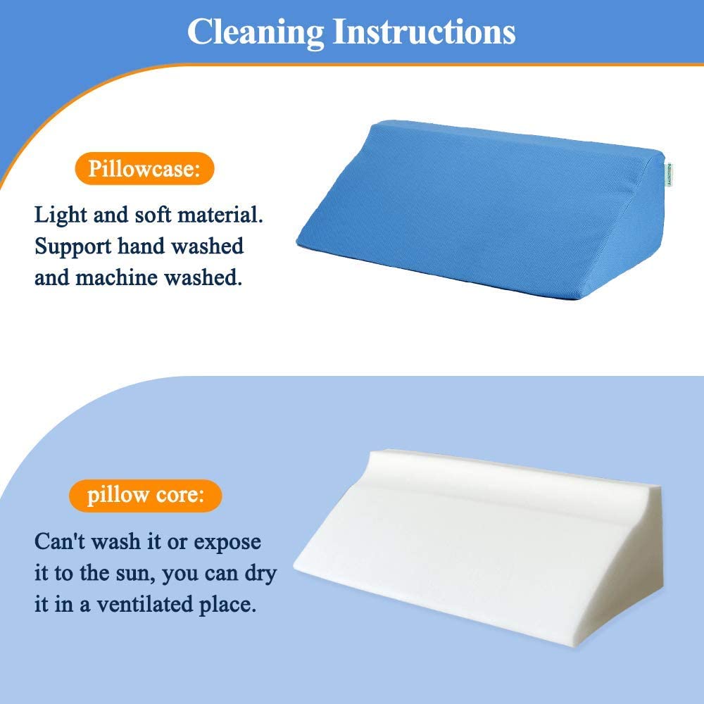 Wedge Pillow Body Position Wedges Back Positioning Elevation Pillow Ca ...