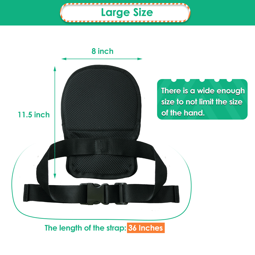 Bed Restraints Mitts Safety Hand Control Medical Mittens Dementia Glov ...